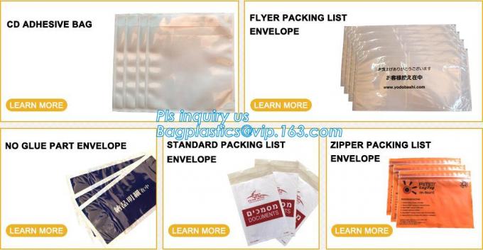 TNT DHL shipping packing list document envelopes, packing list padded ...