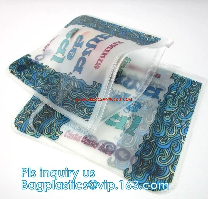 ziplock pvc bag slider travel beauty bag, slider zipper travel pvc ...