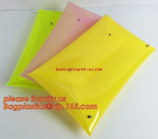 PVC bag/Transparent pvc clutch bag /PVC handle bag for promotion, Neon ...