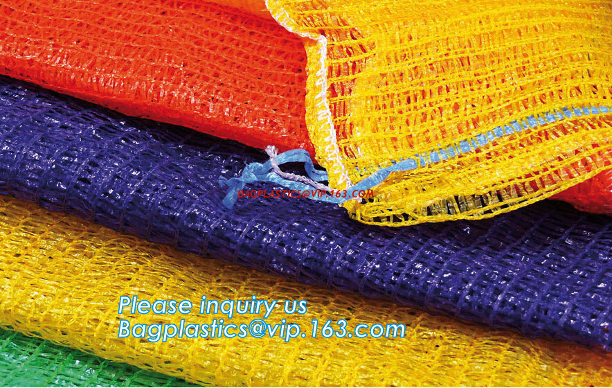 Plastic PE raschel mesh net potato bags 50kg, HDPE mesh bag for ...