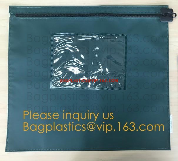 Waterproof Locking Storage Bag Bank Document Security Bag,Waterproof ...