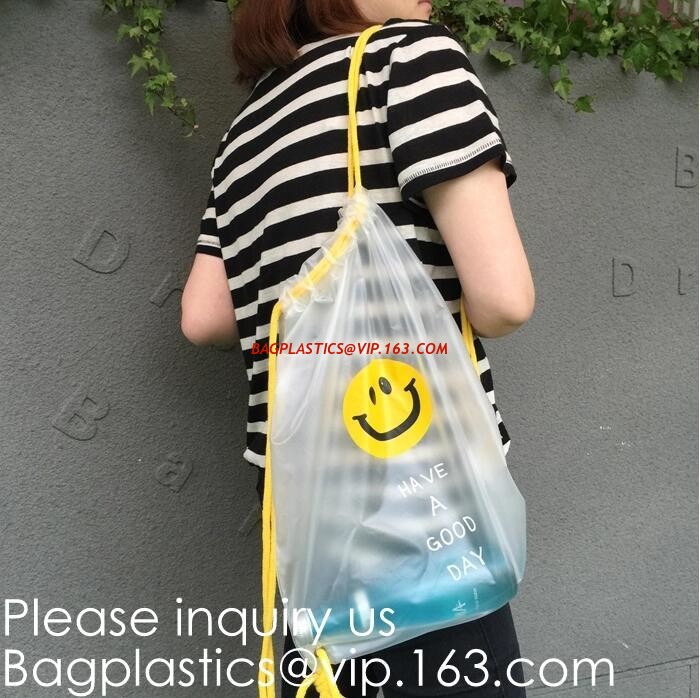 Drawstring Bag with Cord Lock and White Sturdy Mesh Material for ...