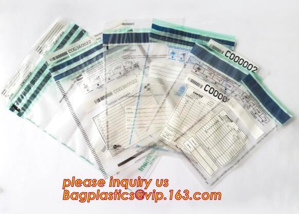 Tamper Proof Deposit Bags bank cash bag security safety deposit bag ...