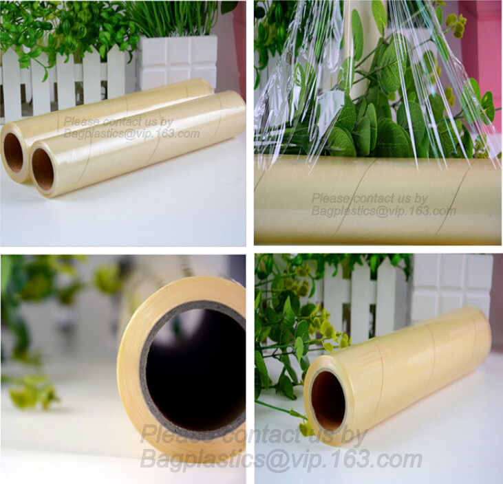 wrapping PVC transparent cling film, food grade cast cling film ...