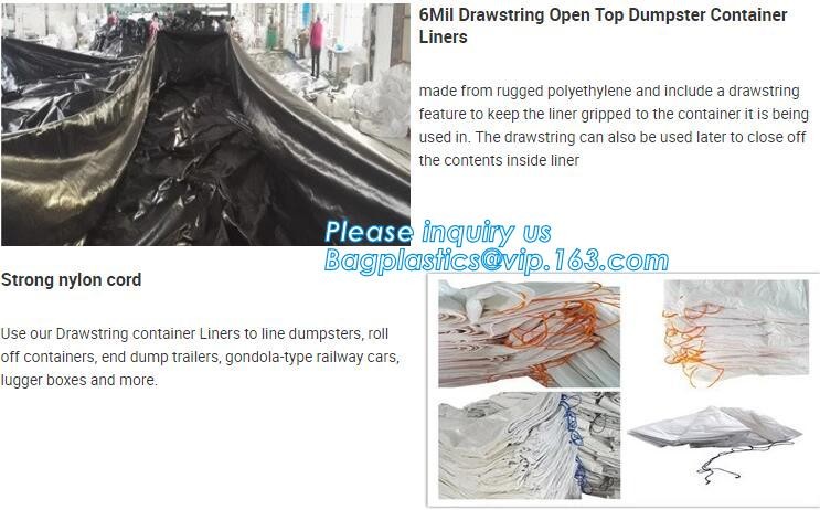 6Mil Open Top 20 Yard Roll Off Container Liners,Heavy Duty Open Top 12 ...