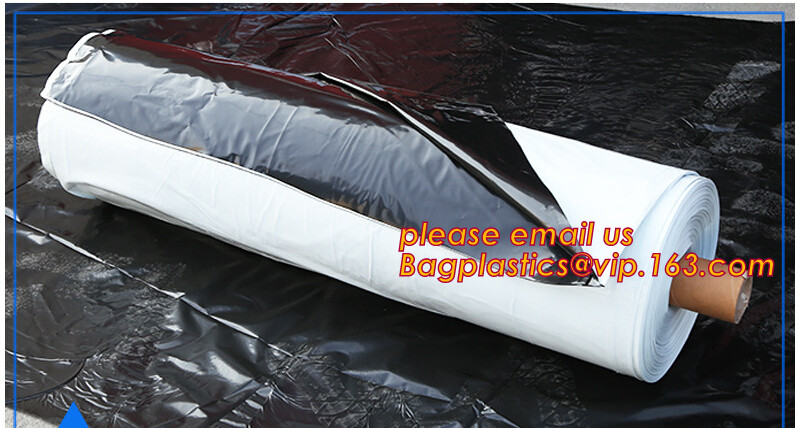 UV Resistant Black White PE/Polyethylene/Poly Reflective Plastic Mulch ...