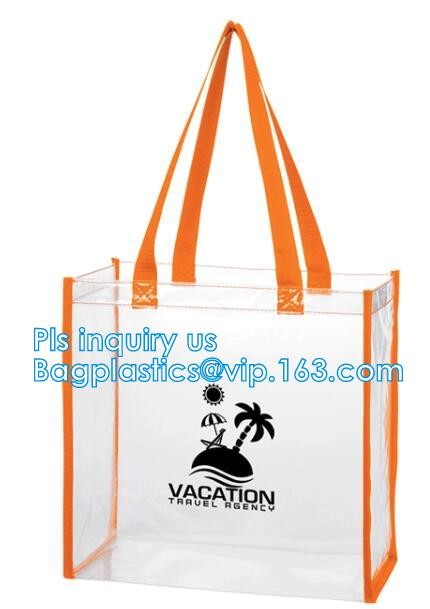 Promo PVC Plastic Shopping Handle Bag, Handling clear pvc blanket bags ...