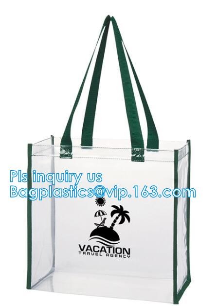 Promo PVC Plastic Shopping Handle Bag, Handling clear pvc blanket bags ...