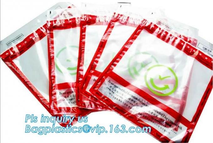 Opaque Tamper Evident Sealing Plastic Bank Money Steb Security Bag ...