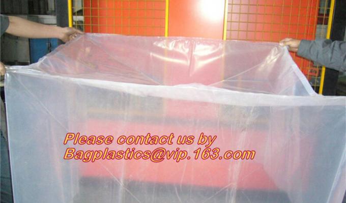 48 x 48 x 96" 1 Mil ldpe Clear Pallet Covers, Eco-friendly Reusable ...