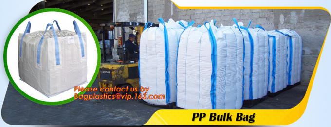 Top open virgin polypropylene woven big jumbo bag for sand cement ...