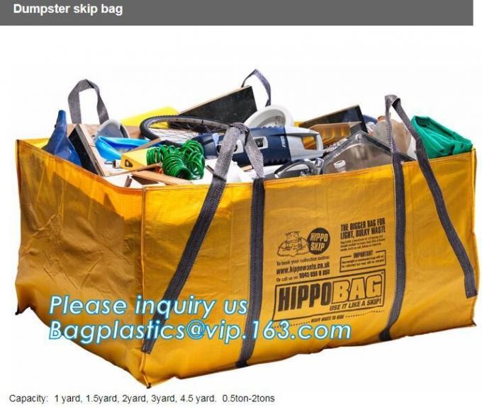 Eco friendly garbage dumpster Bag skip Bag for construction rubbish ...