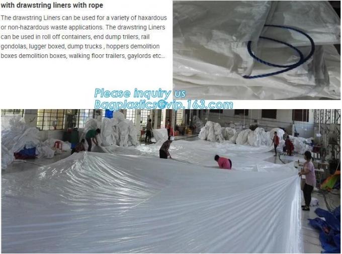 6Mil Open Top 20 Yard Roll Off Container Liners,Heavy Duty Open Top 12 ...