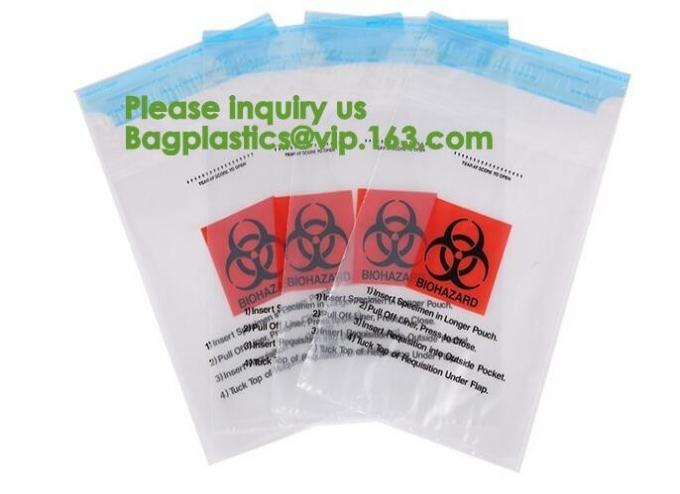 Bio-Medical Hazardous waste,Bio-hazard Specimen Bag 6″ X 9″ Printed ...