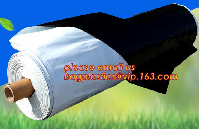 UV Resistant Black White PE/Polyethylene/Poly Reflective Plastic Mulch ...