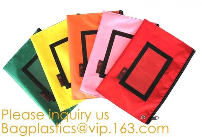 Custom Logo Vinyl PVC Zippered Bank Deposit Bags in Factory Price,PU ...