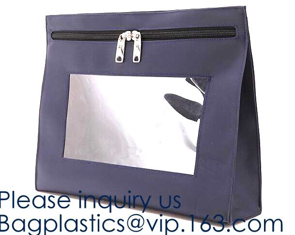 Custom Logo Vinyl PVC Zippered Bank Deposit Bags in Factory Price,PU ...
