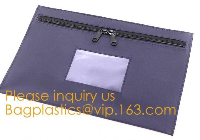 Black Briefcase Style Locking Document Bag Bank Locking Security ...