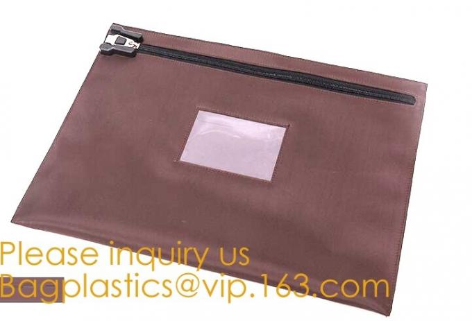 Black Briefcase Style Locking Document Bag Bank Locking Security ...
