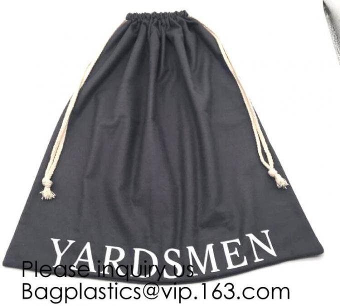 White Brushed Cotton Twill Drawstring Bag For Packaging,Cotton Flannel ...