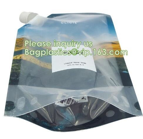 liquid soap pouch hand santinizer bag shaped packaging, Stand Up Liquid ...